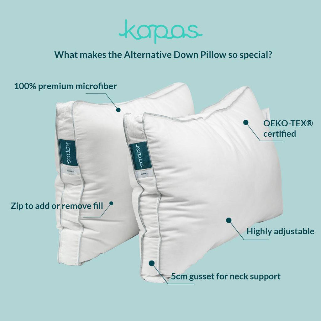 Alternative Down Microfiber Pillow | Kapas Living Malaysia – Kapas ...