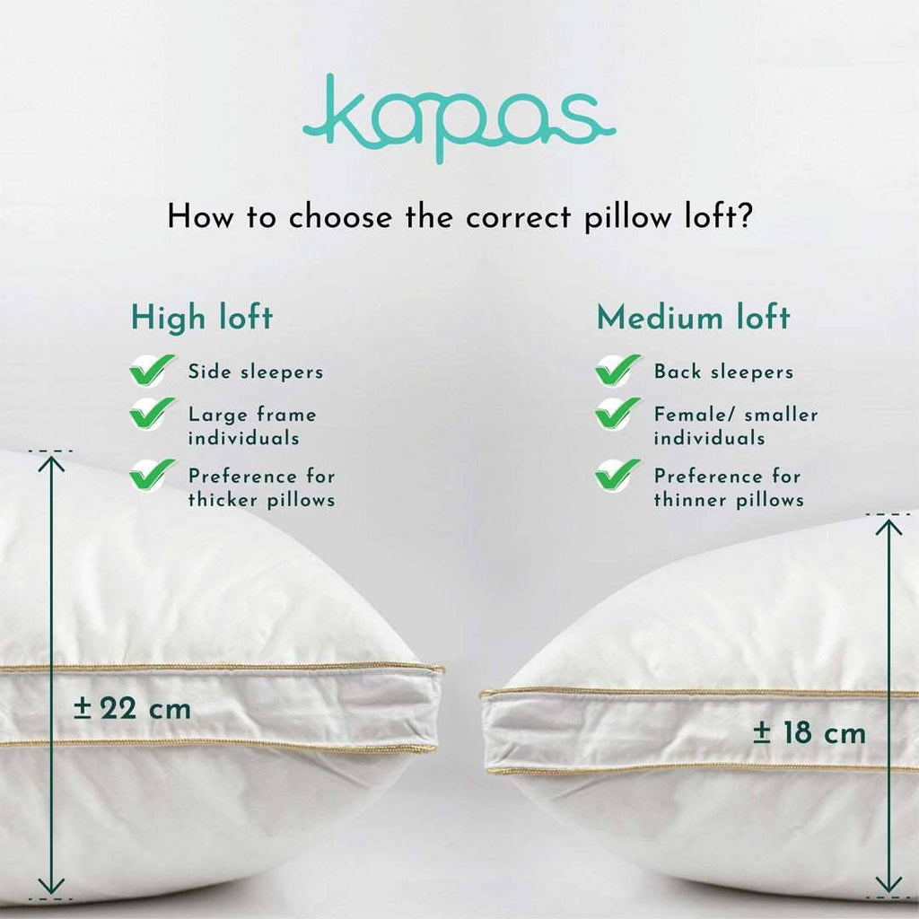 Shop Down Feather Pillows | Kapas Living Singapore